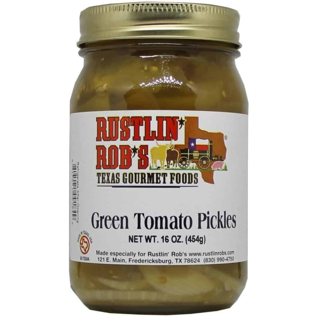 Green Tomato Pickles • Rustlin' Rob's Gourmet Texas Foods