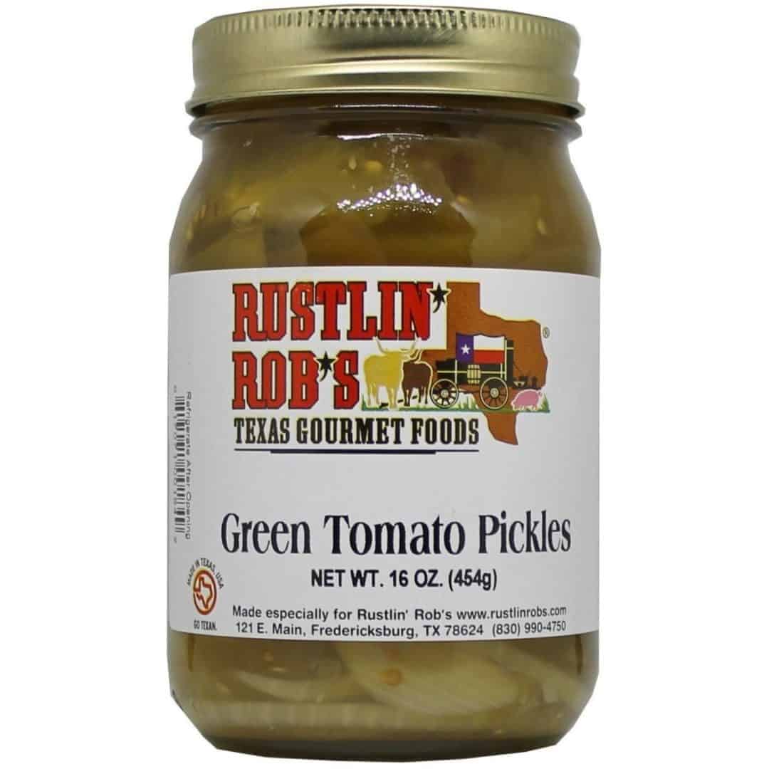 Green Tomato Pickles • Rustlin' Rob's Gourmet Texas Foods