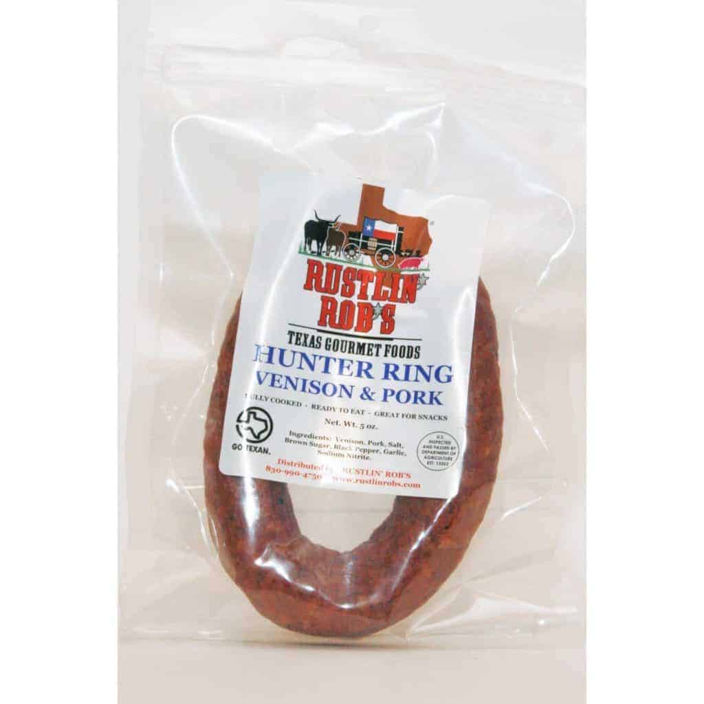 Hunter's Ring Sausage • Rustlin' Rob's Gourmet Texas Foods