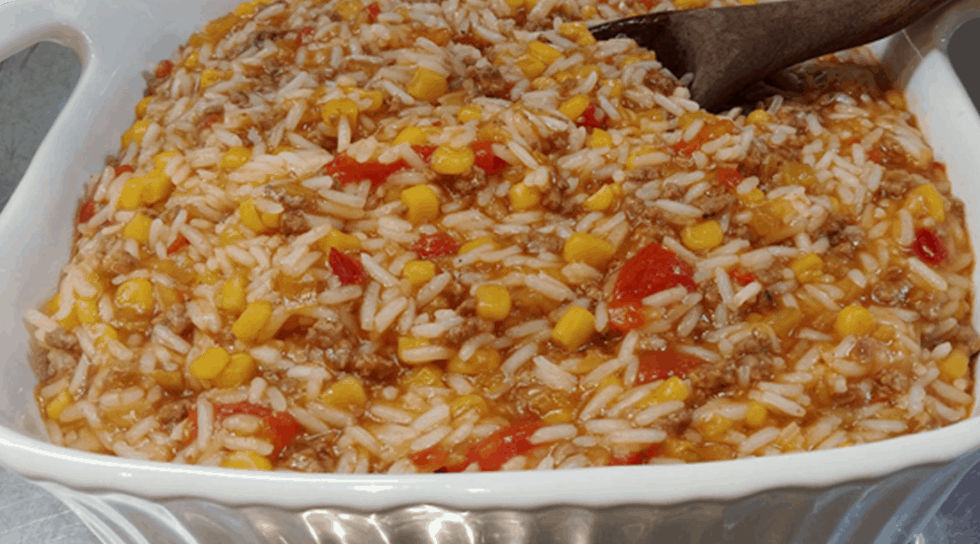 Spicy Confetti Rice • Rustlin' Rob's Gourmet Texas Foods
