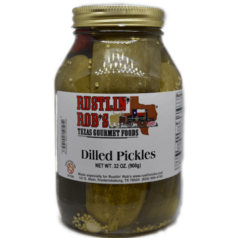 Dill Pickles • Rustlin' Rob's Gourmet Texas Foods