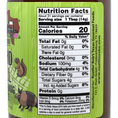 Road Kill Grill & Wing Sauce • Rustlin' Rob's Gourmet Texas Foods