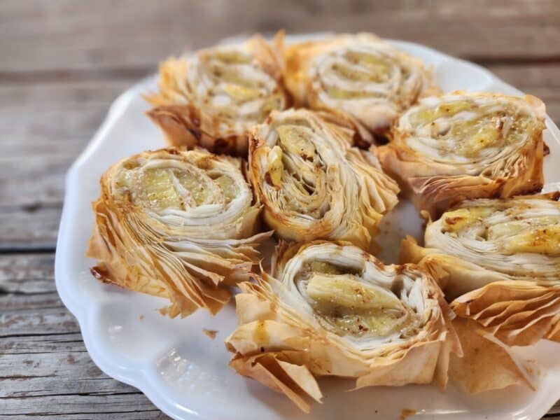 Cinnamon Banana Pinwheels • Rustlin' Rob's Gourmet Texas Foods