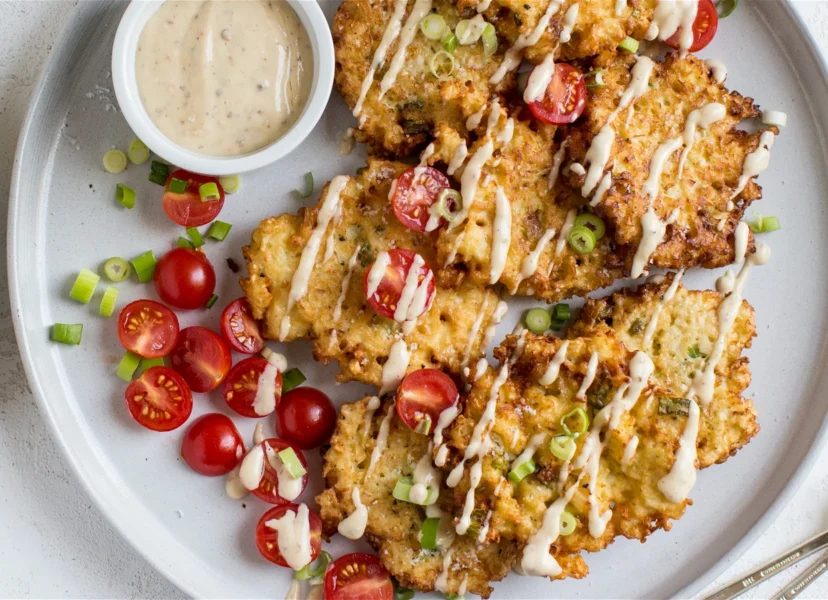 Healthy Cauliflower Fritters • Rustlin' Rob's Gourmet Texas Foods