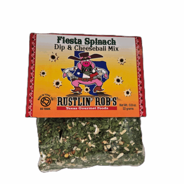 Fiesta Spinach Dip Mix • Rustlin' Rob's Gourmet Texas Foods